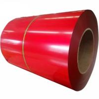 China Red DC01 Zinc Coated Steel Coil TDC51DZM Prepainted Galvalume Steel Coil for sale