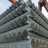 China 16Mn A53 Galvanized Steel Pipe MS Hot Dipped Galvanised Round Tube for sale