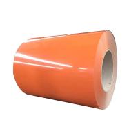 China Orange Dx51d Color Coated Steel Coil ASTM Ral3005 6005 3013 9016 5015 for sale