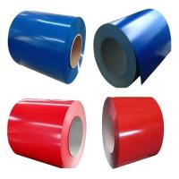 China 0.4mm PPGL Color Coated Steel Coil RAL 914mm Color Prepainted Galvanized Steel Coil for sale