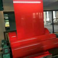 China 0.4mm PPGL Color Coated Steel Coil RAL 914mm Color Prepainted Galvanized Steel Coil for sale