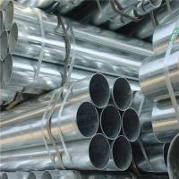 China SS400 Pre Galvanized Round Tube Carbon Steel Pipe Construction Use for sale