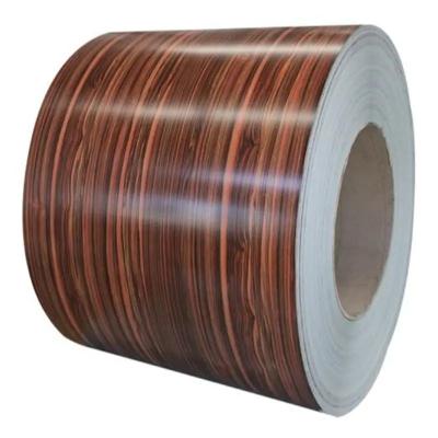 China Z275 PPGI Steel Coil Wooden Color GI GL PPGI PPGL Construction Material for sale