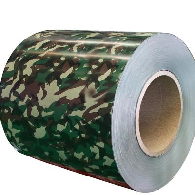 China Camouflage Prepainted Galvanized Steel Coil G250 G350 Colour Coated Coil for sale