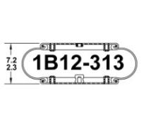 China 1B12-313 Goodyear Air Spring Single Convoluted Air Suspension Airbag Contitech 64596 for sale