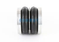 China Firestone Industrial Air Spring W01-R58-4051 Dunlop 4 1/2 X 2  Double Convolution Air Lift Bag for sale