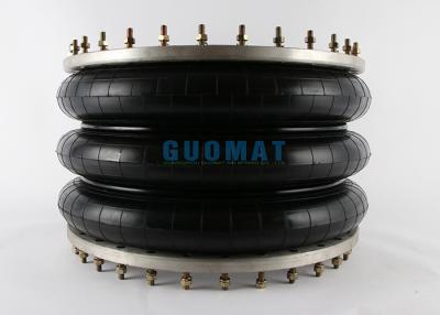 China Flange Ring Triple Convoluted Industrial Air Bag Natural Rubber Air Spring 3H630376 for sale