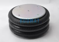 China 3B14-374 Industrial Suspension Rubber Air Spring Goodyear Triple Convoluted Air Bellow Bag for sale