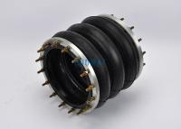 China 360306H-3 Triple Convoluted Industrial Air Spring Plate Dia 347mm Air Bag With Flange for sale