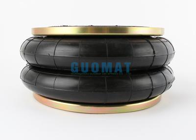 China Double Convoluted Rubber Air Spring Guomat 12X2 Industrial Air Bag With Flange Ring for sale