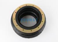 China Double Convoluted Rubber Air Spring Guomat 12X2 Industrial Air Bag With Flange Ring for sale
