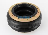 China Double Convoluted Rubber Air Spring Guomat 12X2 Industrial Air Bag With Flange Ring for sale