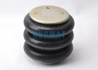 China 3B7330 Triple Convoluted Air Spring 1/4 Air Inlet Air Suspension Bag For Industrial Pneumatic Lifting for sale