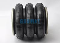 China 3B7330 Triple Convoluted Air Spring 1/4 Air Inlet Air Suspension Bag For Industrial Pneumatic Lifting for sale