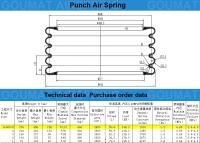 China Industry S-600-5 Rubber Air Spring for Gasbag Press Equipment for sale