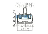 China W02-358-3001 2-Ply Cab Air Shock Absorber Firestone W02-358-3000 Shaped Sleeve Air Spring for sale