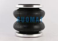 China 2S12017F Double Convoluted Suspension Air Spring 6X1/4'' Blind Nuts For Modified Car Reduce Vibration for sale