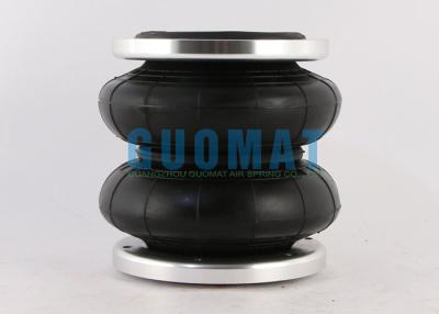 China 2S12017F Double Convoluted Suspension Air Spring 6X1/4'' Blind Nuts For Modified Car Reduce Vibration for sale