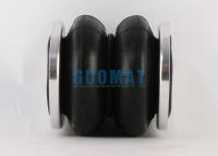 China 2S12017F Double Convoluted Suspension Air Spring 6X1/4'' Blind Nuts For Modified Car Reduce Vibration for sale