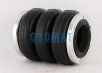 China Rubber Modified 3S70-13F Suspension Air Spring 206mm Height Triple Convolutions Air Lift Bag for sale