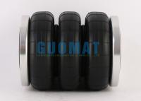 China Rubber Modified 3S70-13F Suspension Air Spring 206mm Height Triple Convolutions Air Lift Bag for sale