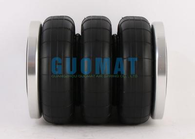 China Rubber Modified 3S70-13F Suspension Air Spring 206mm Height Triple Convolutions Air Lift Bag for sale