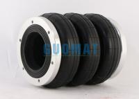 China Rubber Modified 3S70-13F Suspension Air Spring 206mm Height Triple Convolutions Air Lift Bag for sale