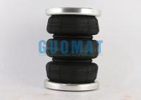 China 185mm Triple Convolutions Air Suspension Bag 3S2300F Pneumatic Bellows Actuators With Aluminium Flange for sale