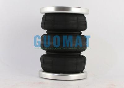 China 185mm Triple Convolutions Air Suspension Bag 3S2300F Pneumatic Bellows Actuators With Aluminium Flange for sale