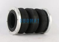 China 185mm Triple Convolutions Air Suspension Bag 3S2300F Pneumatic Bellows Actuators With Aluminium Flange for sale