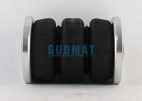 China 185mm Triple Convolutions Air Suspension Bag 3S2300F Pneumatic Bellows Actuators With Aluminium Flange for sale