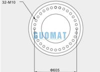 China 3H630376 GUOMAT Industrial Air Spring Manufacturers 720mm Rubber Bellows for sale