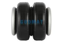 China 2B2500 Suspension Air Spring 212mm Height Standard Double Convoluted Rubber for sale