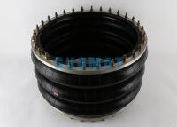 China GUOMAT Triple Convoluted Rubber Industrial Air Spring 3H630376 660mm Stamping Flange Airbag for sale