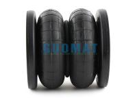 China TS16949 Double Convoluted Air Spring Rubber Air Pillow 205mm Height Suspension Equipment for sale