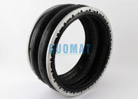 China LHF500/220-2 Industrial Air Spring Flange Ring 220mm Height Rubber Air Bellows for sale