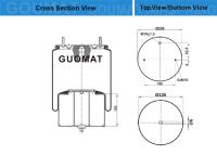 China Goodyear 1R12-821 / 566243537 Air Suspension Vs Spring 4718NP01 VOL-VO 1629718 for sale