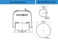 China Air Shocks For Sale GART Number C299/A  GOODYEAR 9520 Fits MERCEDES 9743200217 for sale