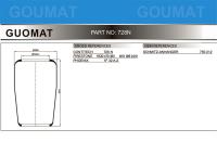 China CONTITECH 728N Bus Air Spring PHOENIX 1F32A-2 For SCHMITZ CARGOBULL 750 212 / 750212 for sale