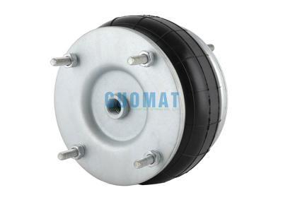 China FS 138-8 DS Industrial Suspension Air Spring 8''X1 Single Convoluted Rubber Airbag With Flange Ring for sale