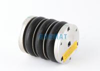 China 4.5''X3 NORGREN Triple Convoluted Industrial Air Spring PM/31043 Air Bellow With Aluminum Cover Plate for sale
