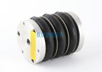 China 4.5''X3 NORGREN Triple Convoluted Industrial Air Spring PM/31043 Air Bellow With Aluminum Cover Plate for sale