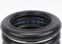 China Double Pcs Steel Girdle Ring Industrial Air Springs / Air Bags 3 Convolution for sale