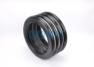 China Rubber Four Layers Convoluted Air Spring S-500-4 | 1965 cm² Effective Area | 96.3 kN Load Capacity for Vibration Isolation for sale