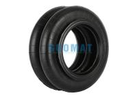 China 12x2 Black Rubber Industrial Air Bellows Replace W01-R58-4044 Firestone Air Spring Bag for sale