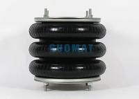 China Complete Convoluted Air Bellow 12X3 Dunlop Three Layers Flange Helper Springs Pneumatics For Machinery for sale
