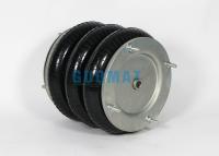 China Complete Convoluted Air Bellow 12X3 Dunlop Three Layers Flange Helper Springs Pneumatics For Machinery for sale