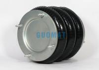 China Complete Convoluted Air Bellow 12X3 Dunlop Three Layers Flange Helper Springs Pneumatics For Machinery for sale