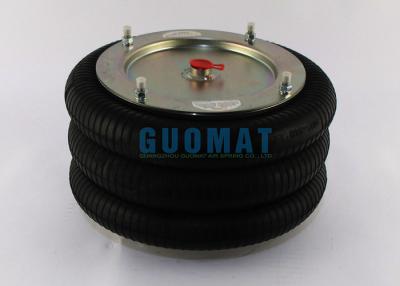 China FT 816-40 DS M10 Triple Convoluted Rubber Air Spring Pneumatic System 16''x3 ContiTech Air Bellows for sale