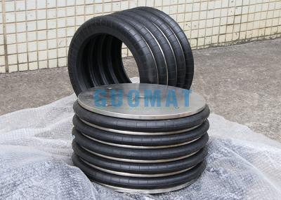 China Double Convoluted Suspension Air Spring YOKOHAMA S-400-5R Airbag Hydraulic Punch Press F-400-5  With Cover Plate for sale